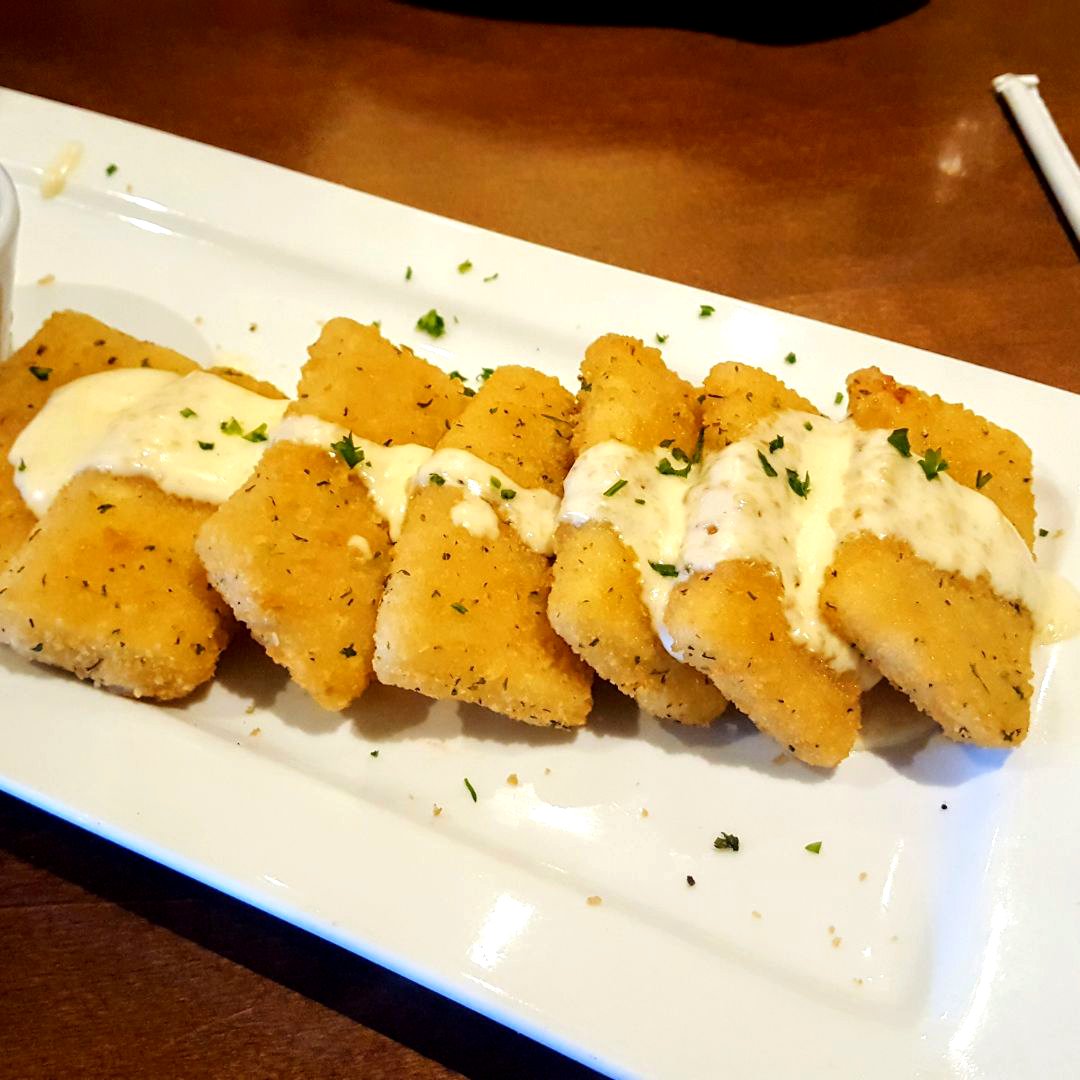 Fried Mozzarella Sticks @ Olive Garden Italian Restaurant