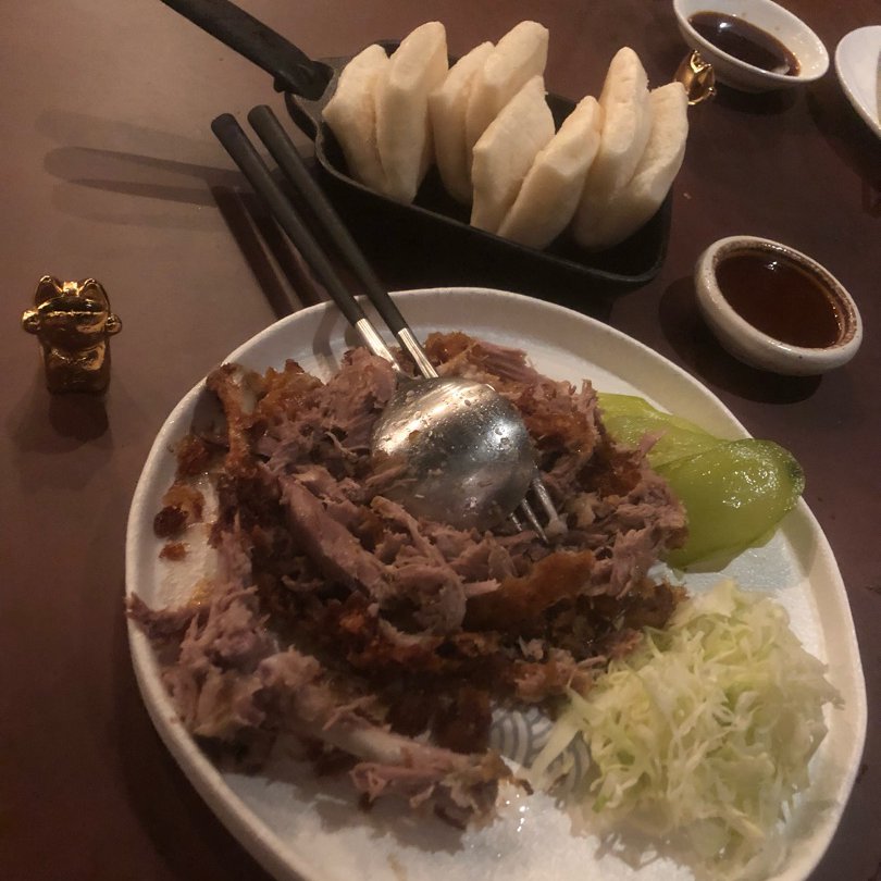 Bonito Fried Duck Leg Bao @ Lucky Cat by Gordon Ramsay on Eaten