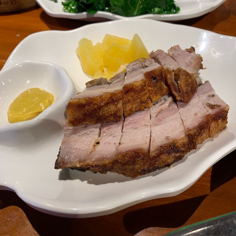 Crispy Pork Belly @ Landmark Chinese Restaurant at Chermside on Eaten