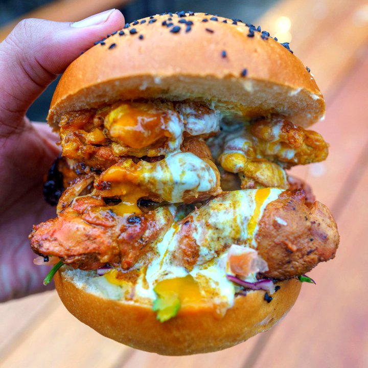 Cheeky Tikka Chicken @ Baba G's Bhangra Burger - KERB Camden Market on ...