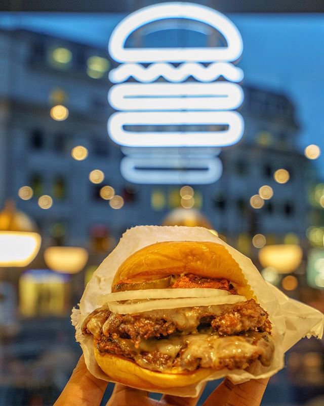 Crispy Pickle Burger @ Shake Shack Soho